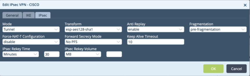 Site-to-Site IPsec VPN between Versa SD-WAN CPE and Cisco - Academy ...