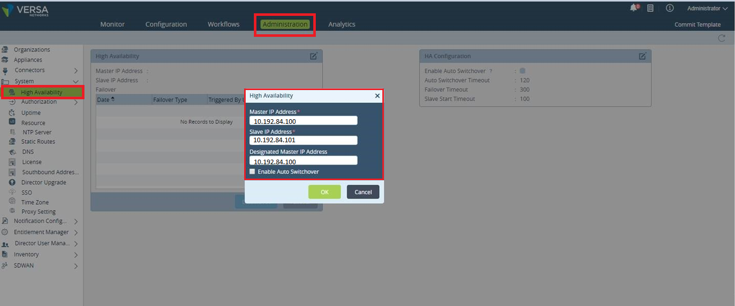 Configuring and Verifying Versa Director High Availability - Academy ...