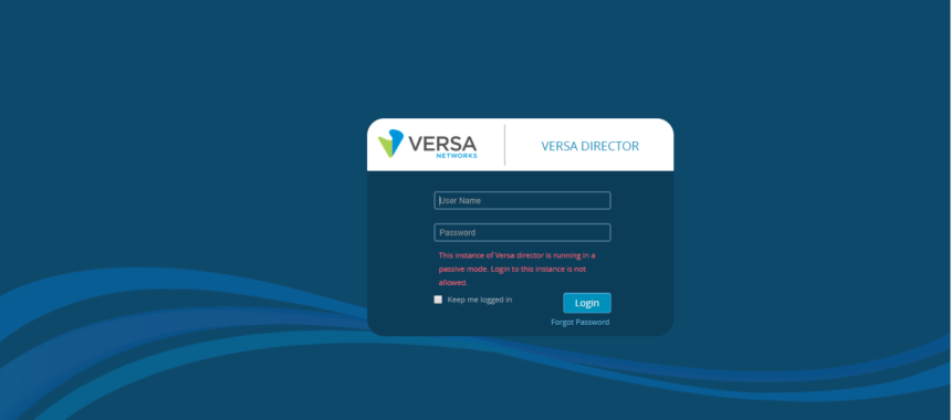 Configuring and Verifying Versa Director High Availability - Academy ...