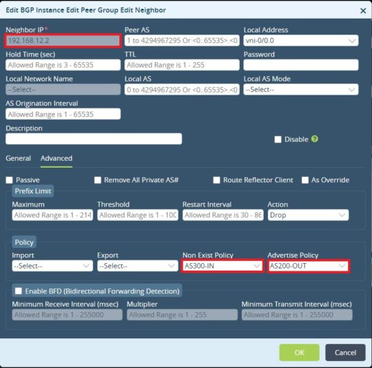 Understanding, Configuring, and Troubleshooting BGP Conditional Advertisement - Academy Versa ...