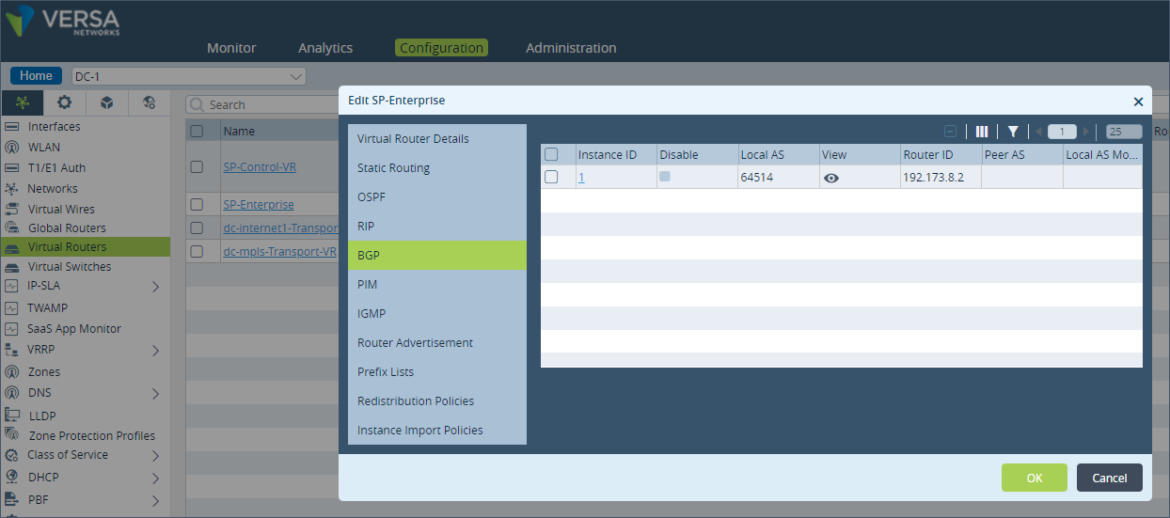 Horizontal Scale-Out of Versa SD-WAN Appliance at DC/Hub Site - Academy ...