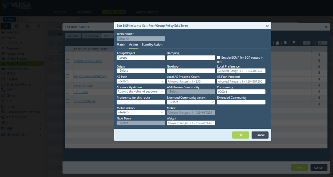 Horizontal Scale-out of Versa SD-WAN Appliance at DC/Hub Site - Academy ...