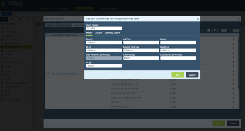 Horizontal Scale-out of Versa SD-WAN Appliance at DC/Hub Site - Academy ...
