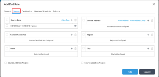 Configure DDOS Protection - Academy Versa Networks