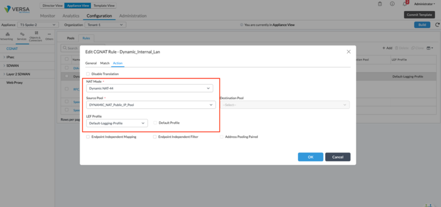 Configuring and Verifying Dynamic NAT - Academy Versa Networks