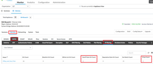 Security – Configuring and Verifying IP Filtering (using Reputation and Geolocation) - Academy ...