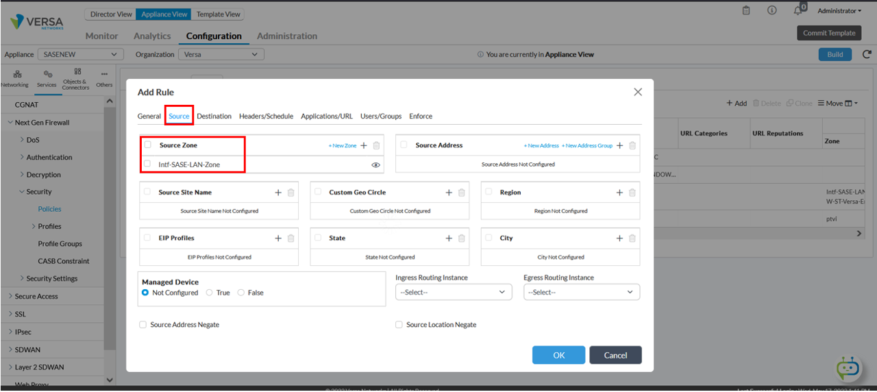 How to configure Lateral Movement Detection profile - Academy Versa ...