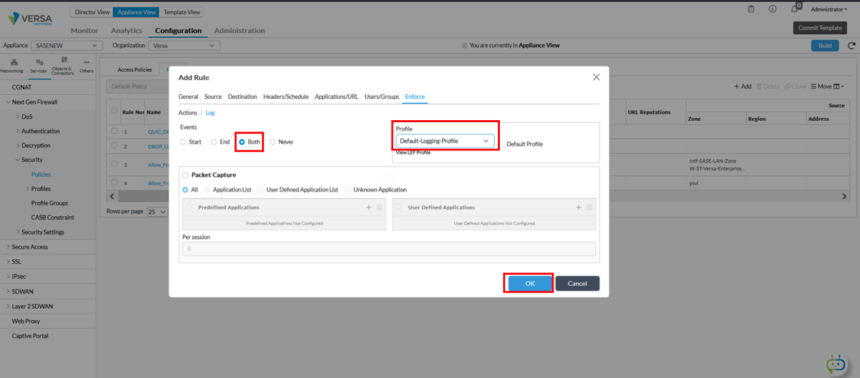 How to configure Lateral Movement Detection profile - Academy Versa Networks