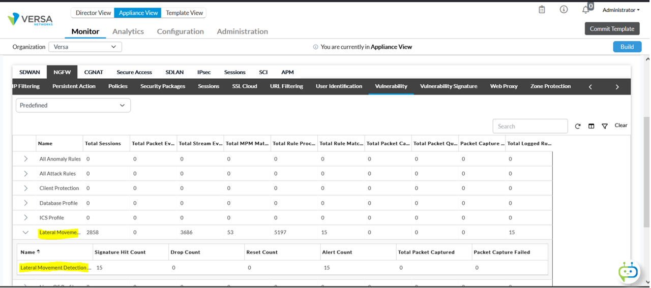 How to configure Lateral Movement Detection profile - Academy Versa ...
