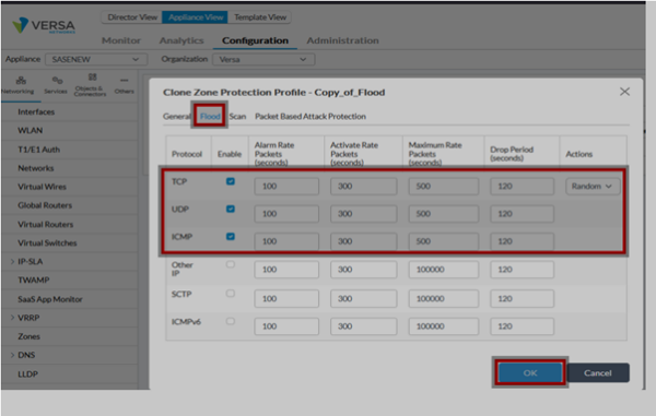 Zone Protection Profile - Academy Versa Networks