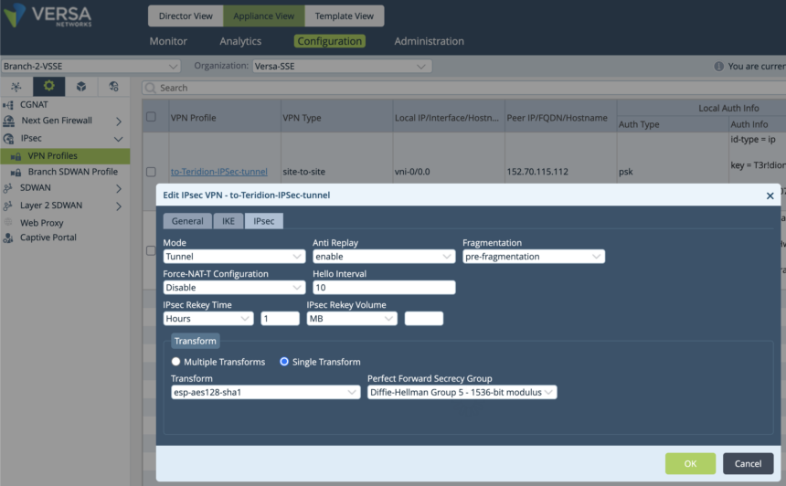 Versa SDWAN – Teridion Integration as SDWAN Underlay - Academy Versa ...