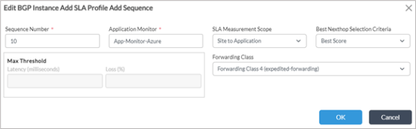Configure SLA-Based Routing in SD-WAN